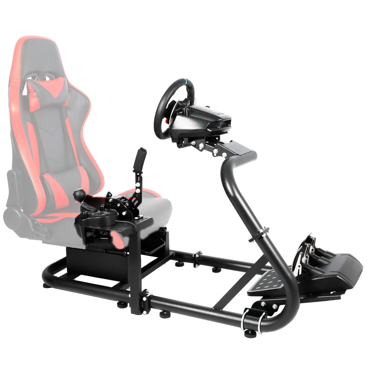 Amazon.com: Racing Simulator Cockpit Easy to Get on and off Adjustable ...
