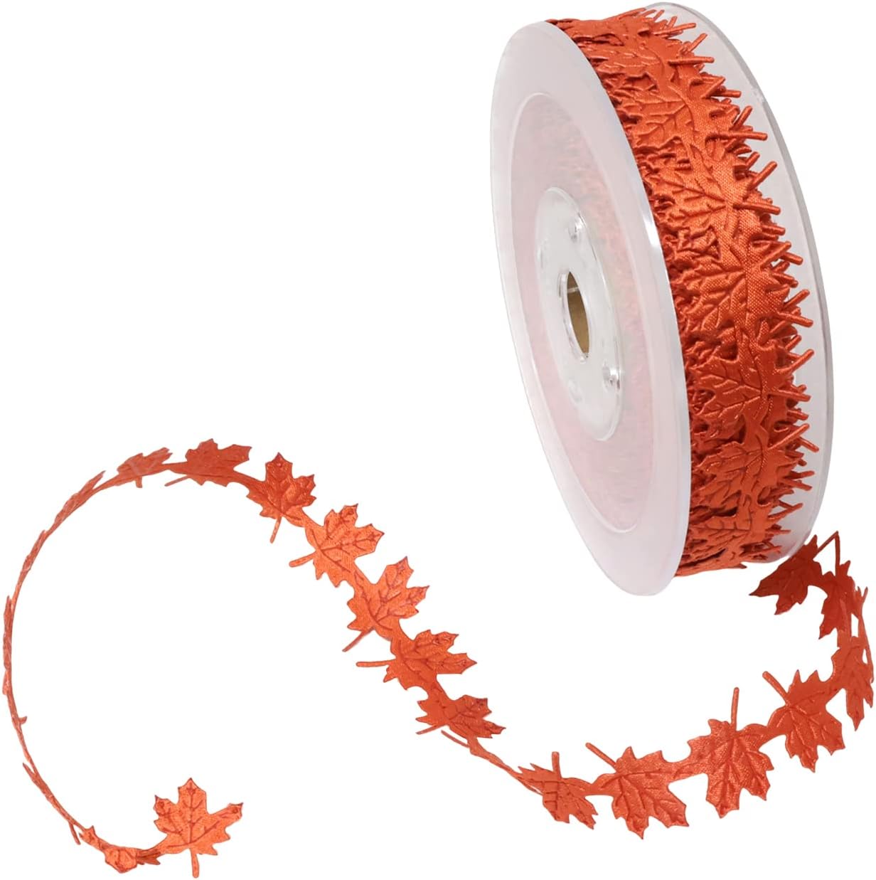 Amazon.com: 4 Rolls Thanksgiving Maple leaf Ribbon 5 Yard Gold Silver ...
