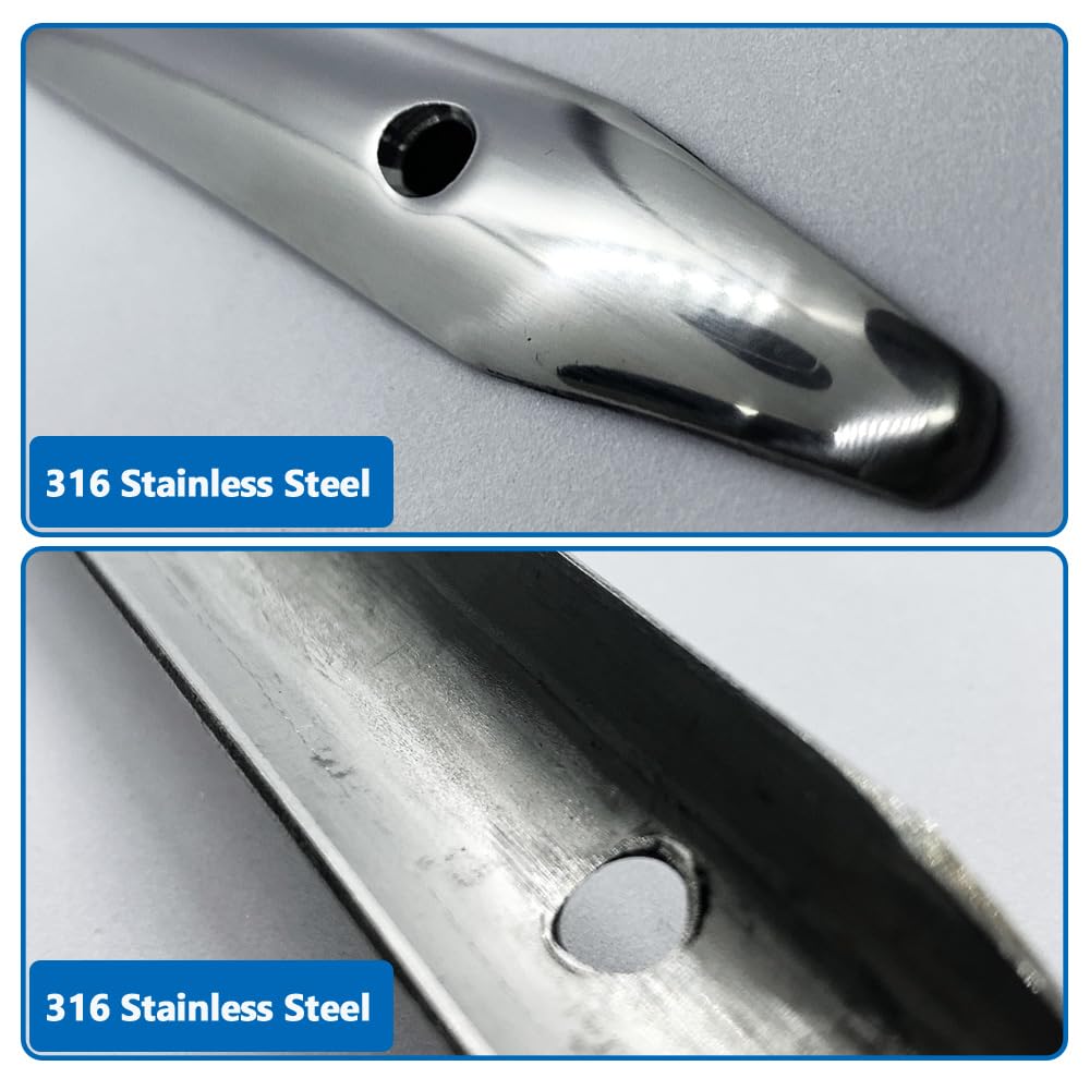 Boat Accessory HWIMARINE Marine Stainless Steel Rub Strake - Line Rub ...