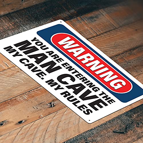 JP’s Parcels Tin Signs Man Cave Décor – Metal Wall Sign 12×8 in ...