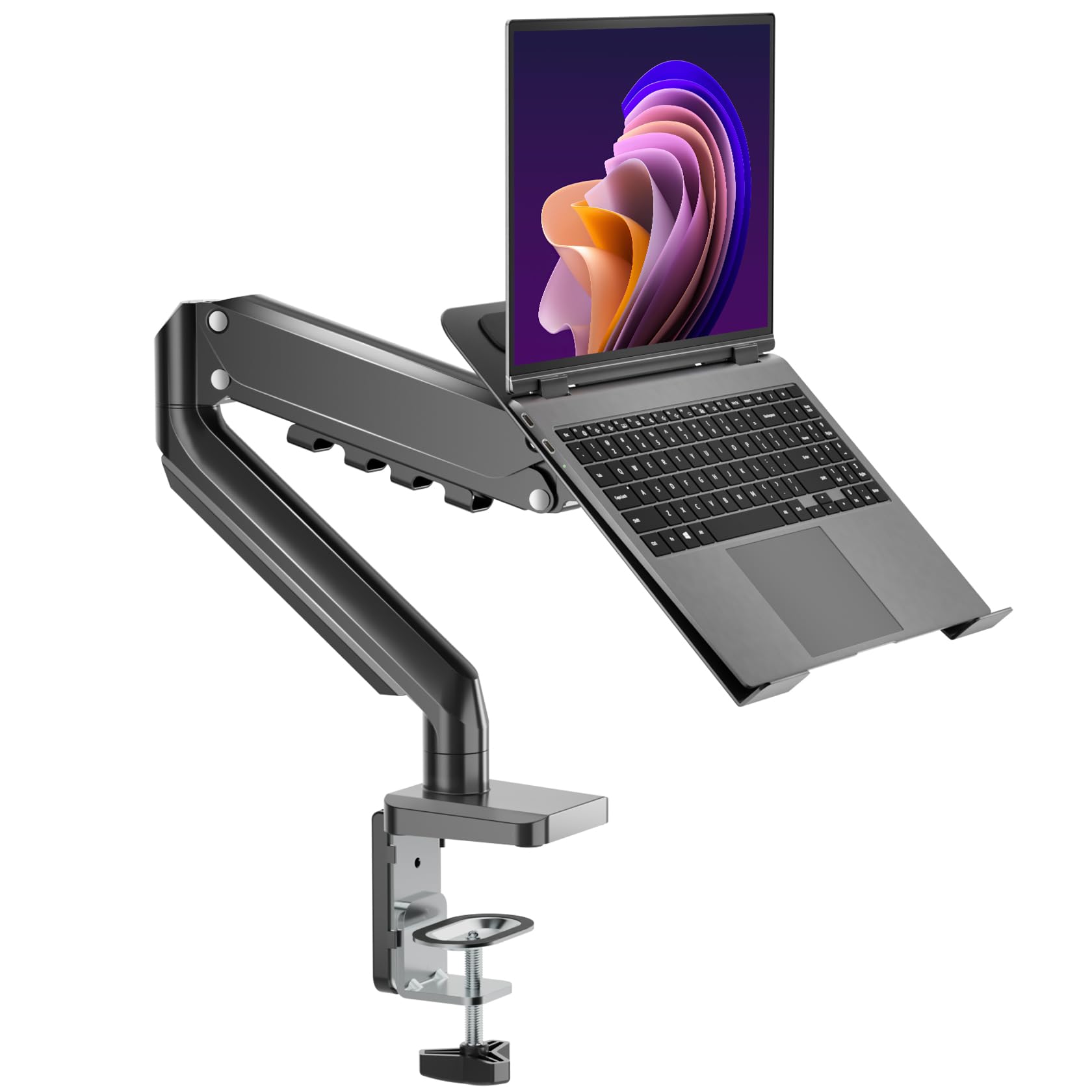 Amazon.com: HIPPOFLEX Laptop Desk Mount with Gas Spring Arm, 2 in 1 ...