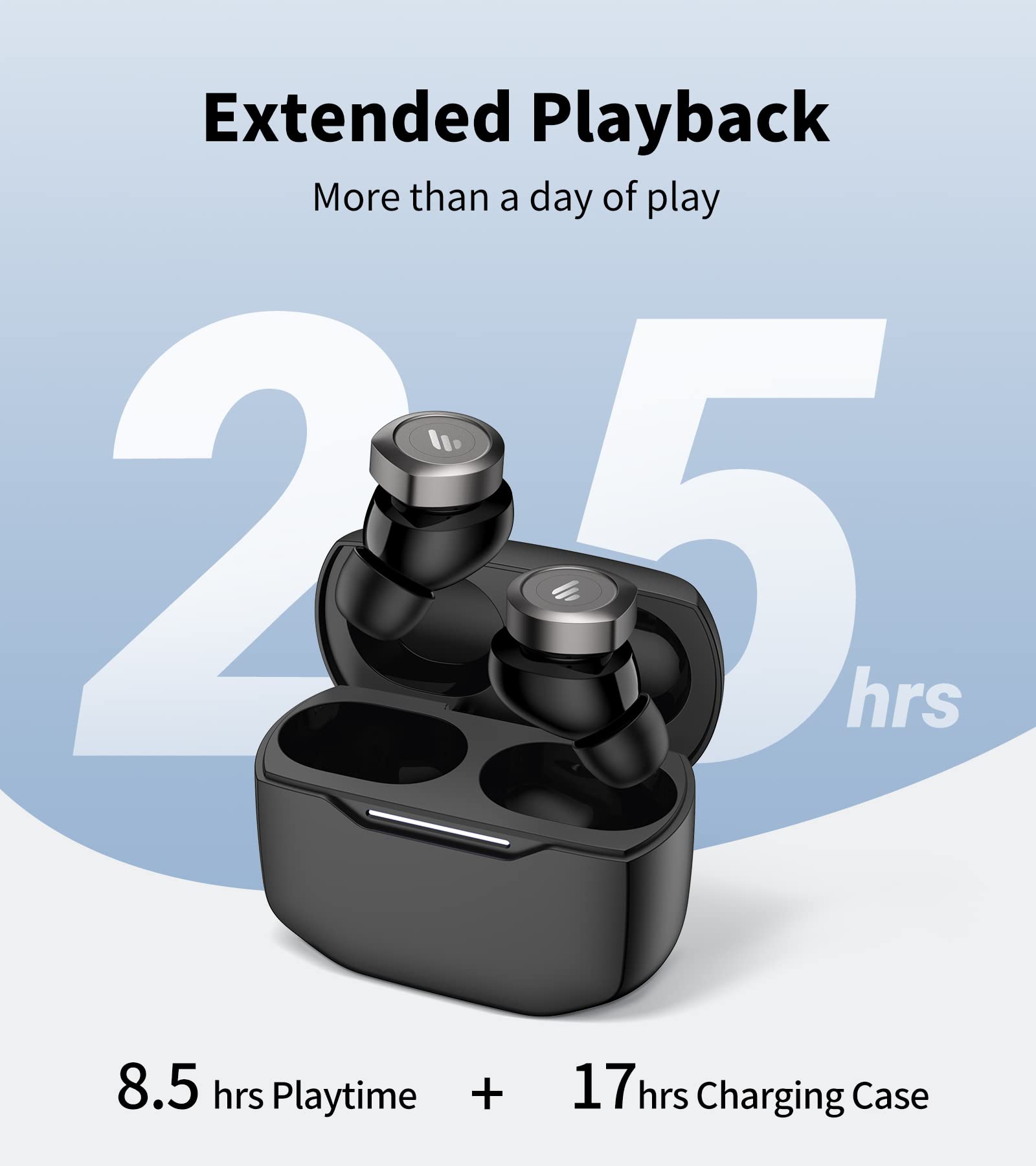 Snapklik.com : Edifier W240TN Active Noise Cancellation Earbuds