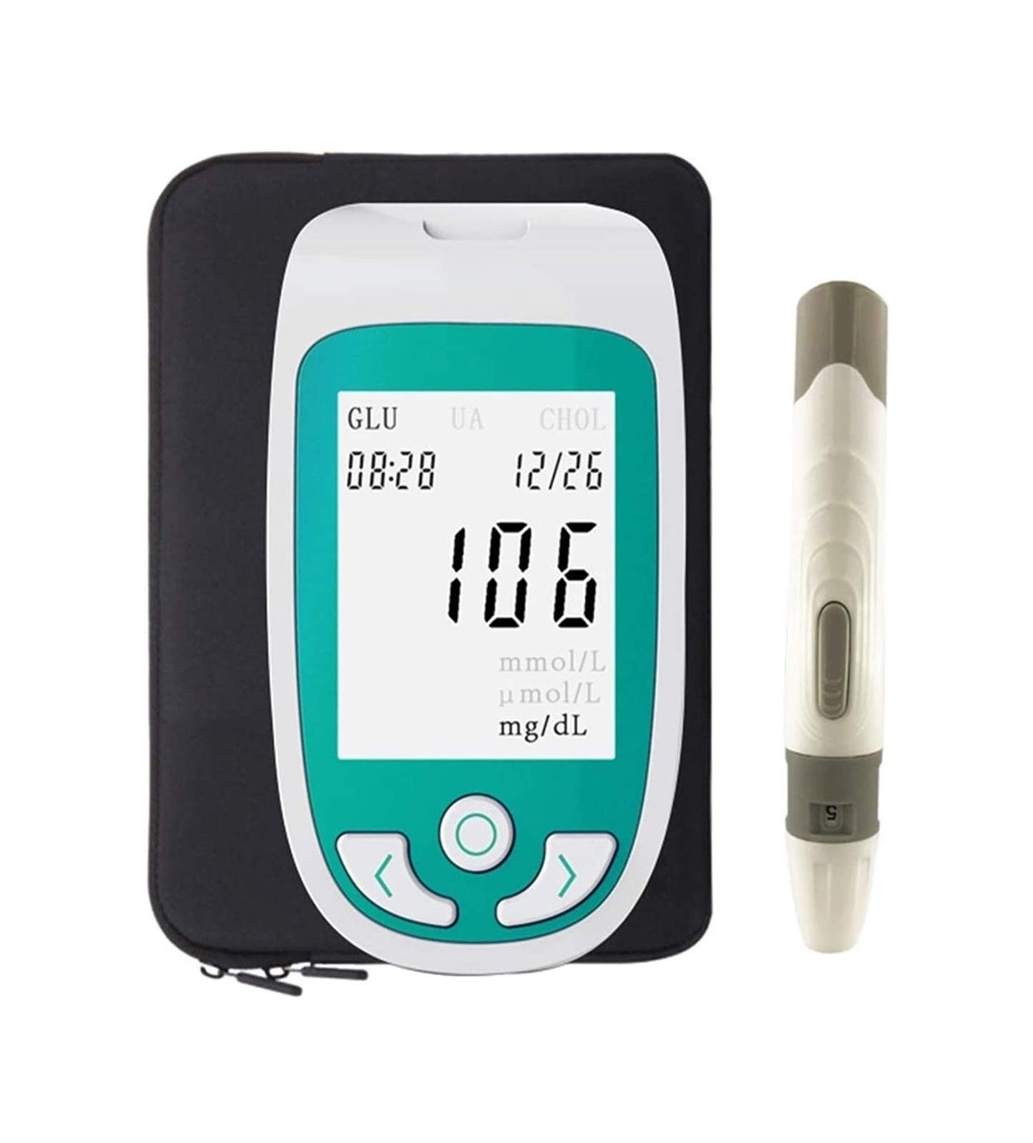 Buy NOLO Blood Glucose Monitor Meter, 3 In 1 Multi Function Blood ...