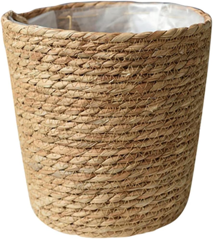 Amazon.com : FOMIYES Woven Straw Flower Pot Seagrass Planters Basket ...