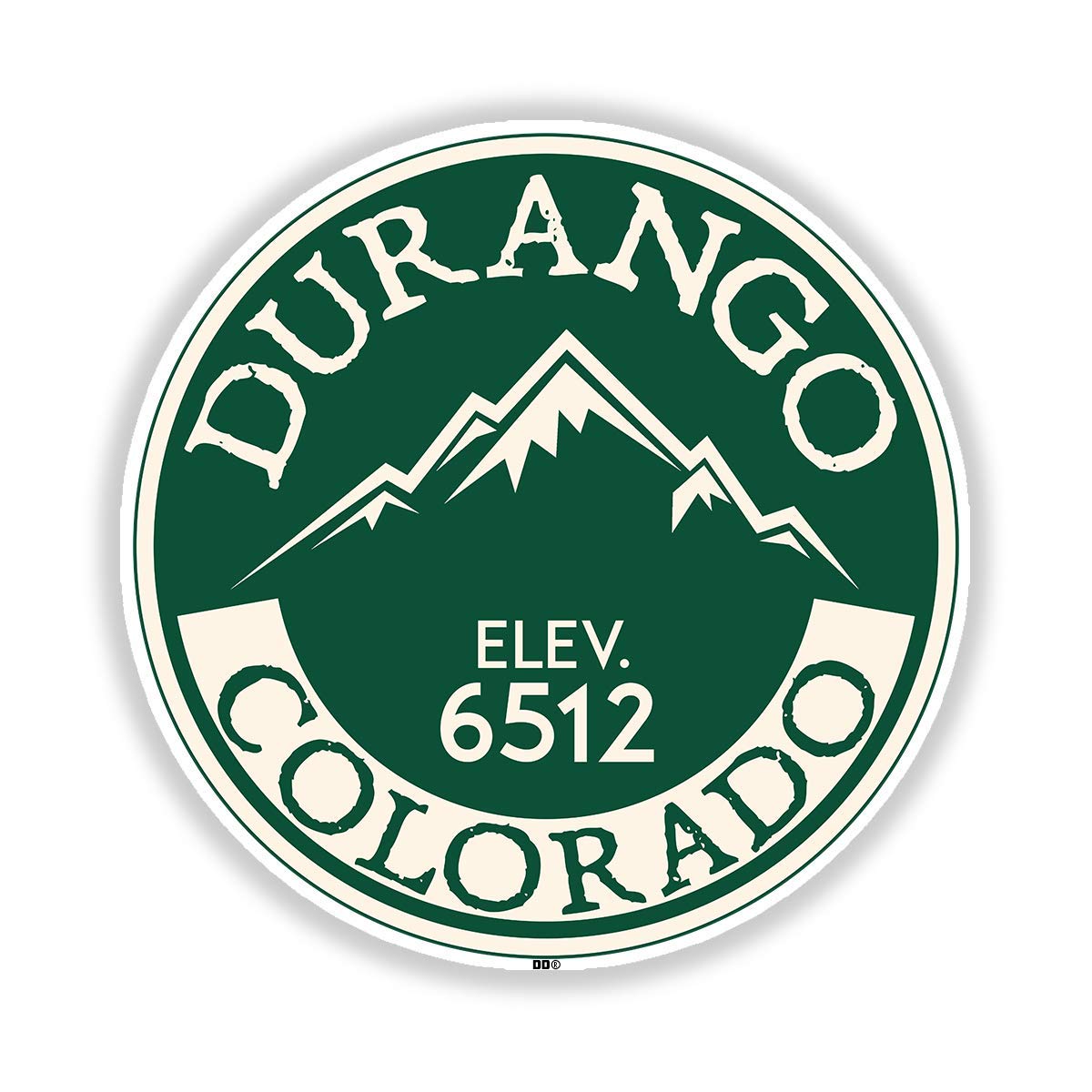 Amazon.com: Durango Colorado Sticker Decal Vinyl 3" Indoor Outdoor ...