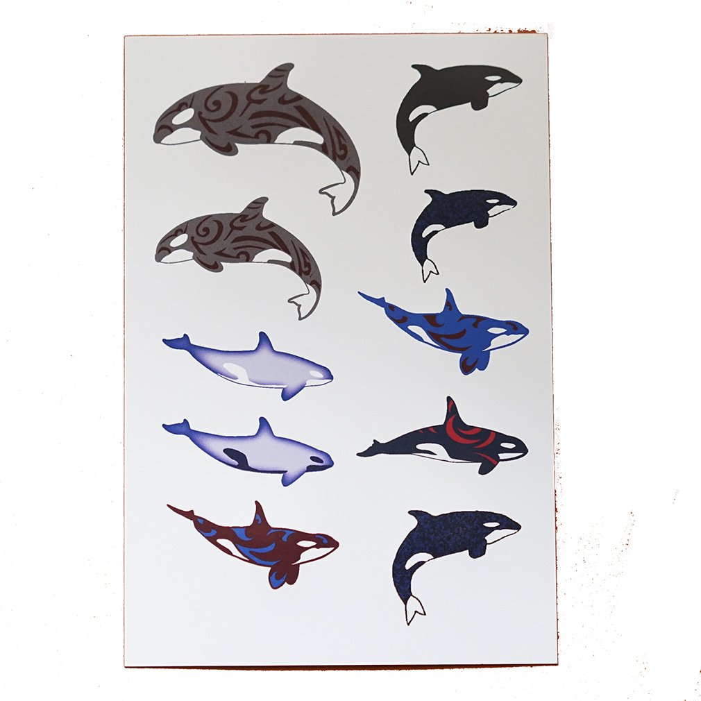 Amazon | [puikko] シャチ タトゥーシール | タトゥーシール 通販