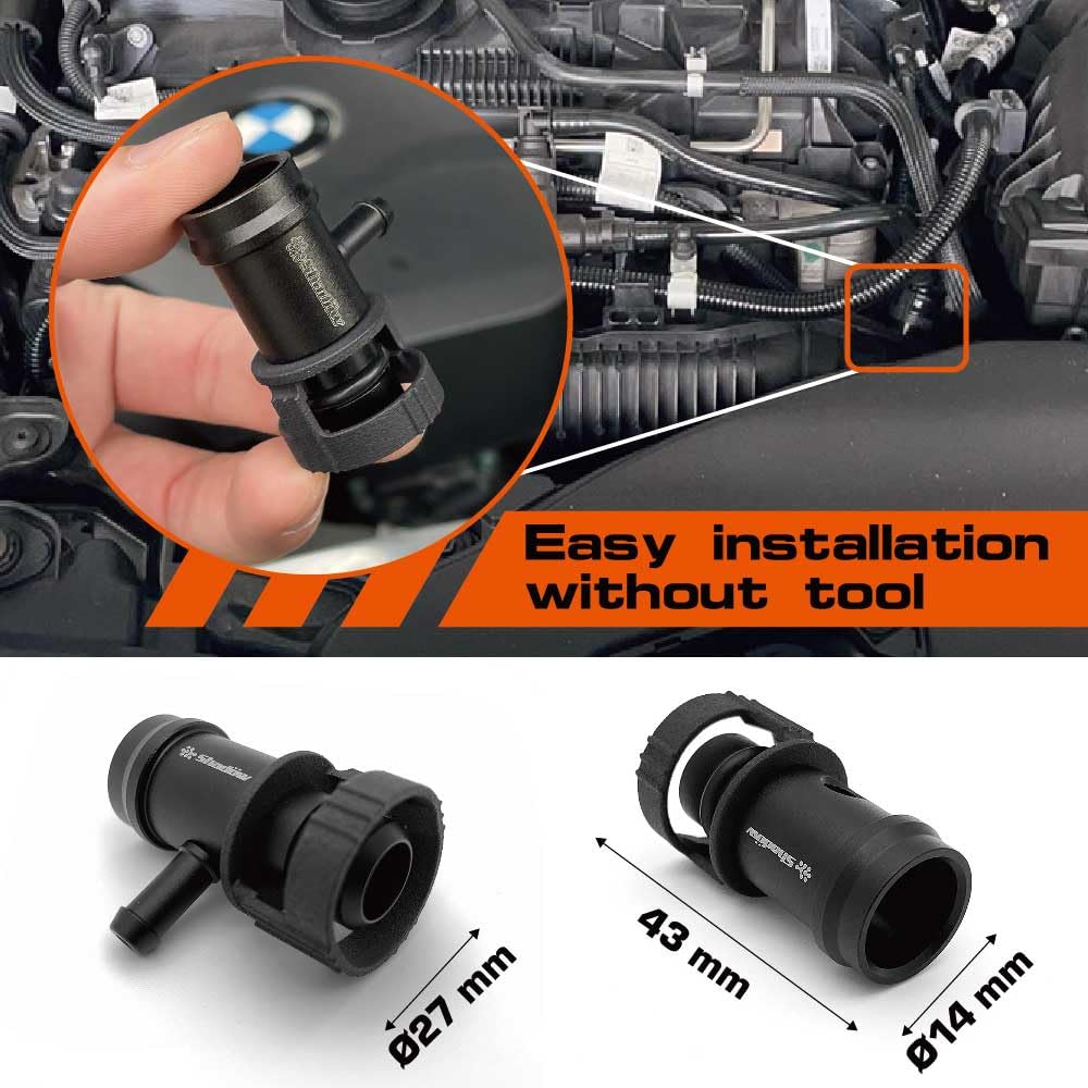 Snapklik.com : Turbo Boost Gauge Pressure Adapter For BMW B38 B48 B58 ...