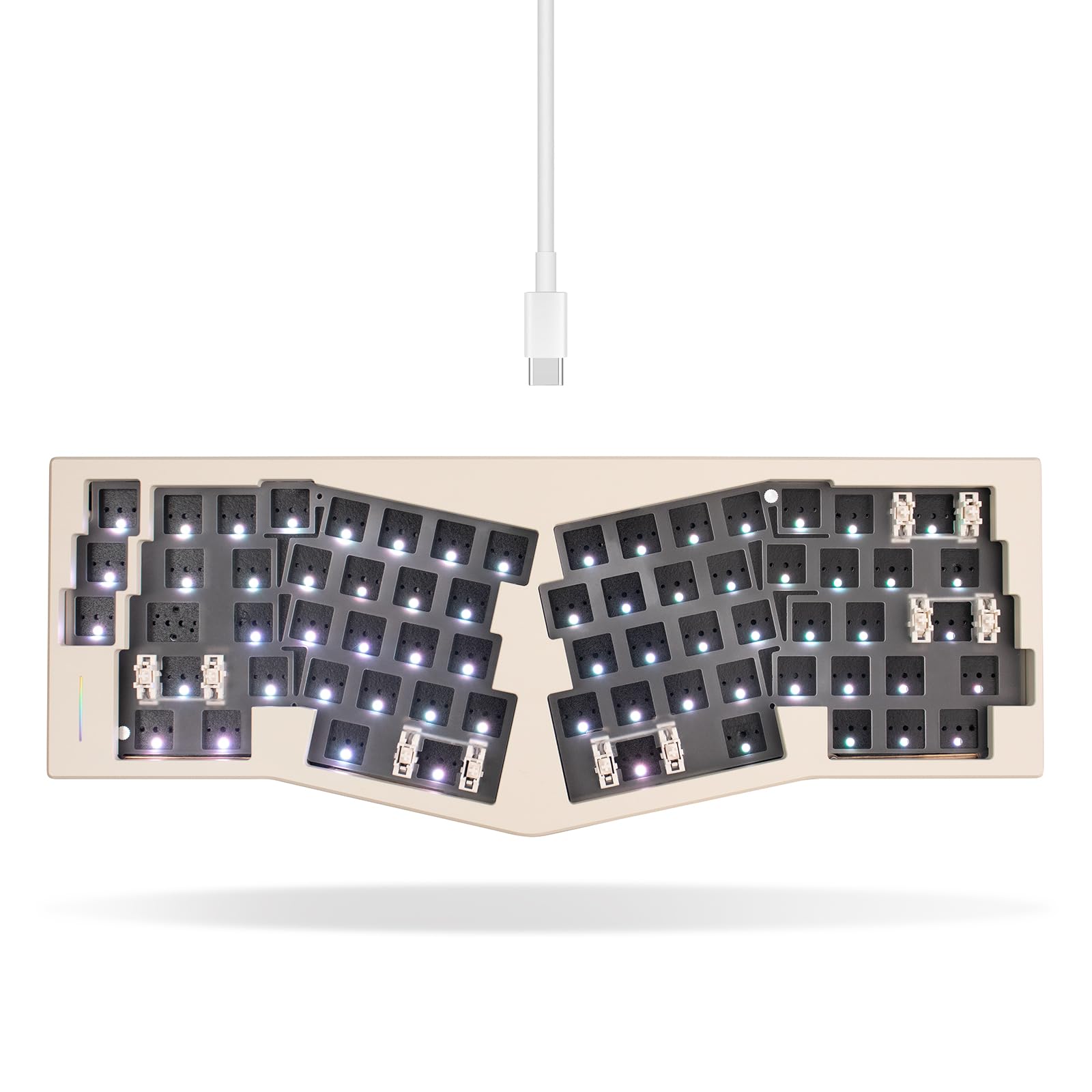 Amazon.com: SUEHIODHY WEIKAV A67 Aluminum Mechanical Keyboard kit ...