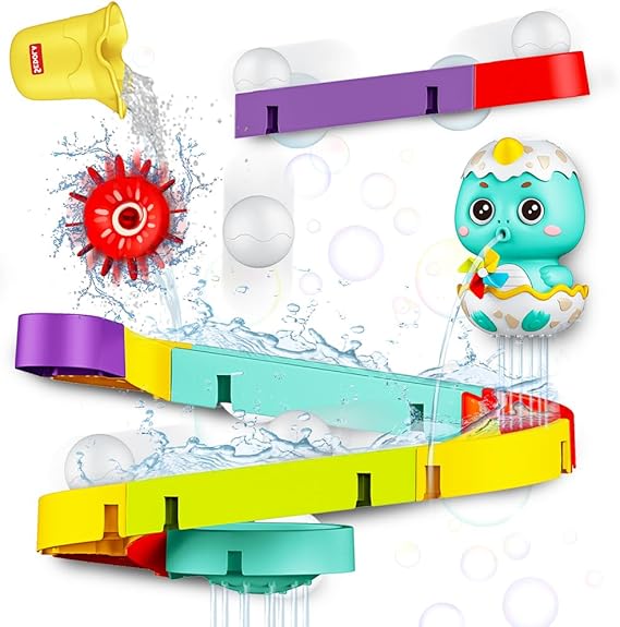 Amazon.com: VATOS Baby Bath Toy Track Game - Bath Toy for Toddlers Age ...