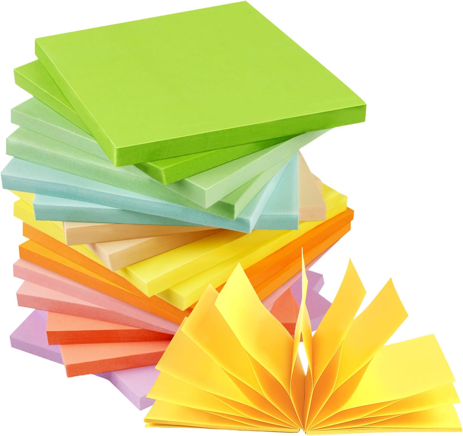 Amazon.com : 18 Pack Pop Up Sticky Notes, 3x3 inch Colorful Pop-up ...