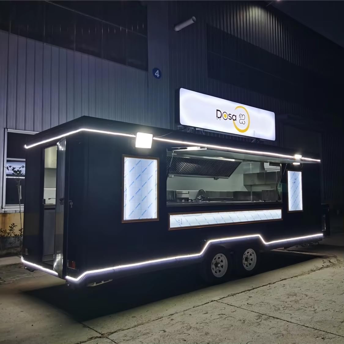 Amazon.com - 14.7FT MOBILE FOOD TRAILER, STREET FOOD TRAILER WITH ...
