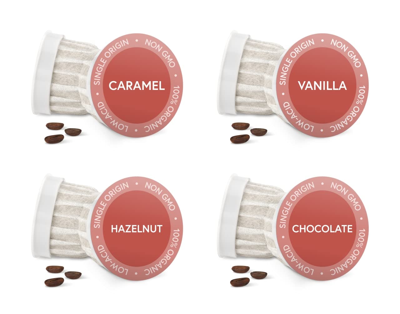 Amazon.com: Fabula Organic Coffee Pods Flavored Sampler Pack- Low Acid ...