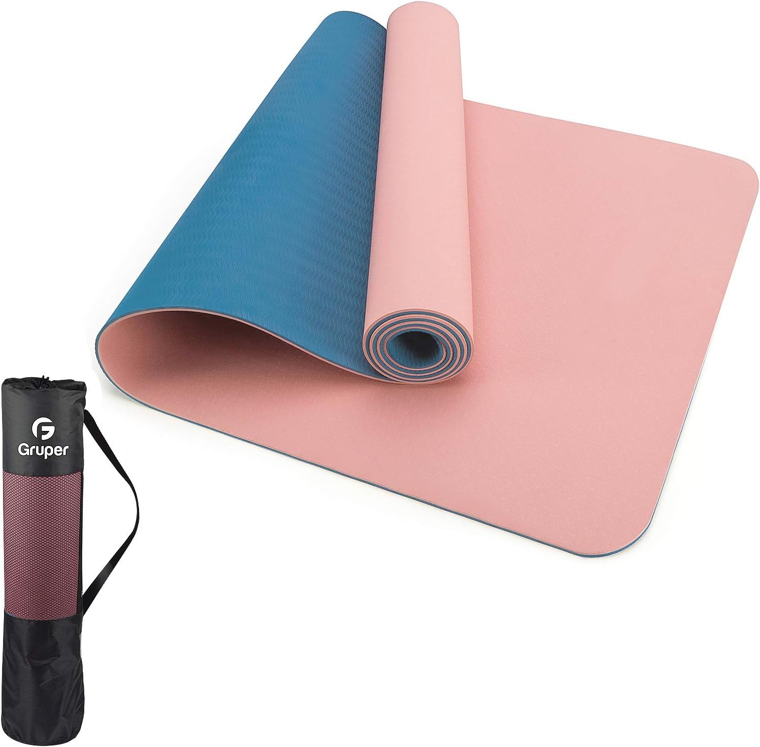 Yoga Mat Pilates Fitness Mats,183x0.8cm Non-Slip Exercise & Fitness Mat ...