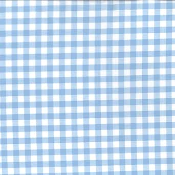 100% Yarn Dyed Cotton Fabric 9mm Gingham Check Squares 144cm Wide ...