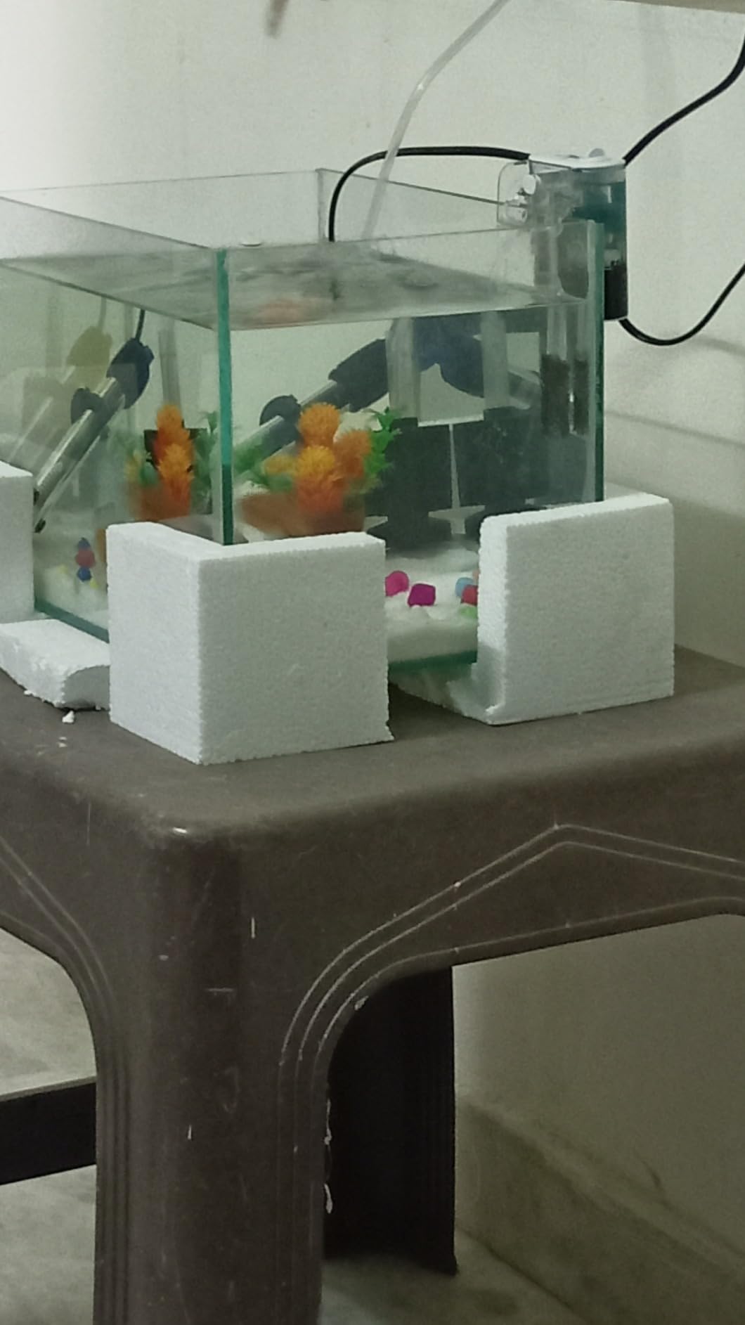 VAYINATO Nepall Mini Hang On Water Fall Type Transparent Aquarium Nano ...