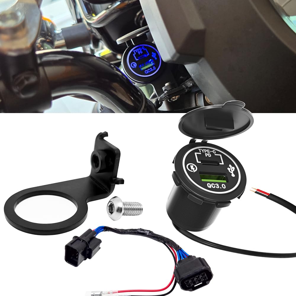 Amazon.co.jp: クイックチャージャー USB電源キット 適合車種 ホンダ CC110 クロスカブ 110 JA60 (2022-2025) : 車＆バイク