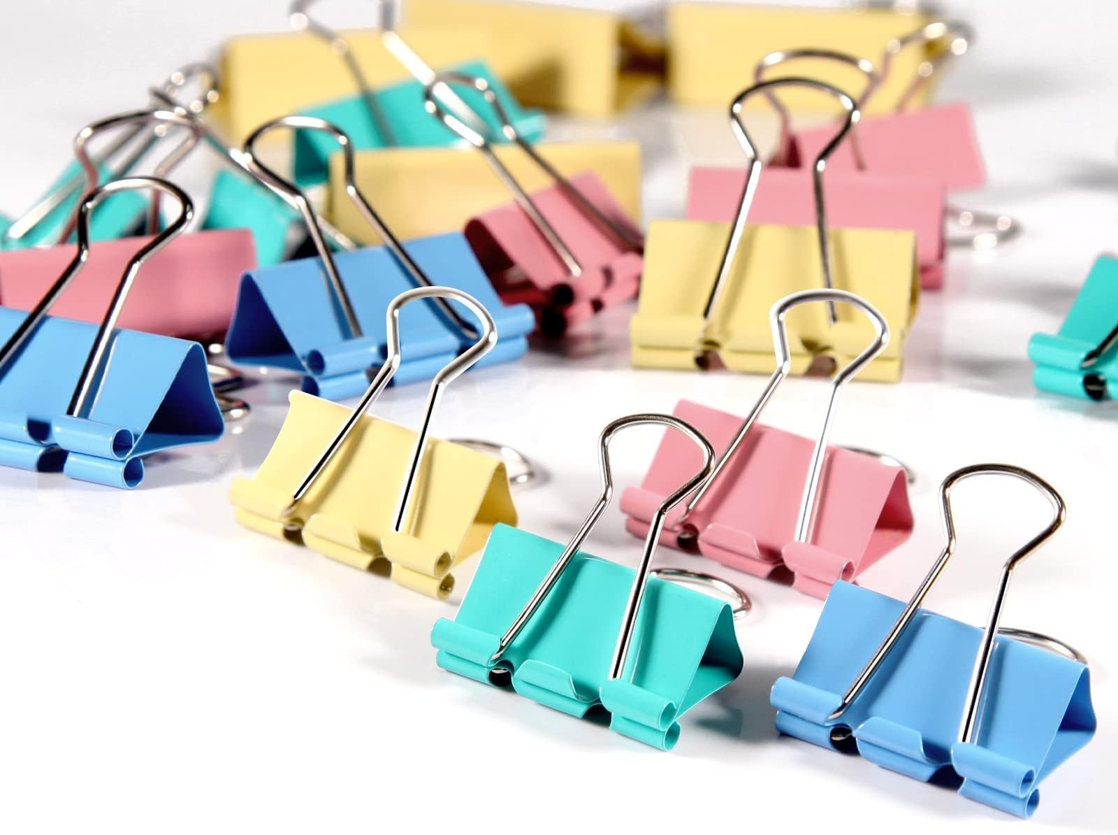 Juliyeh Binder Clips 16PCS 32mm Metal Bulldog Clips Large Assorted ...