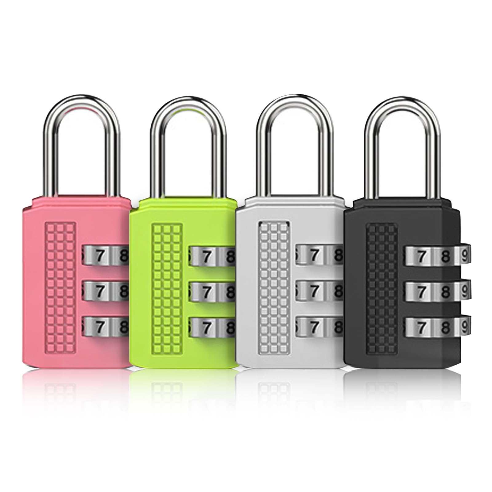 Combination Locker Padlock, 4 PCS Gym Locker Padlocks Suitcase Locks 3 ...