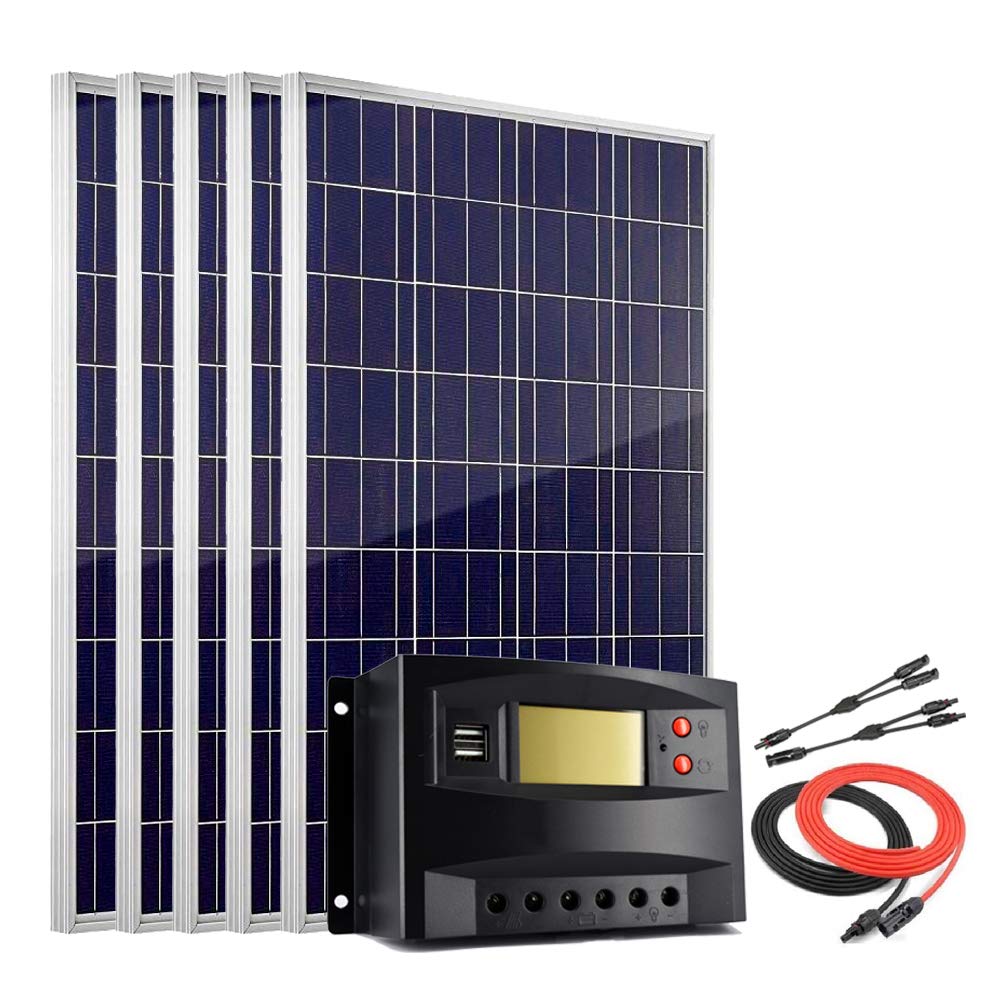 Buy Solar Panels 500W 12 Volts Polycrystalline Solar Panel House Kit ...