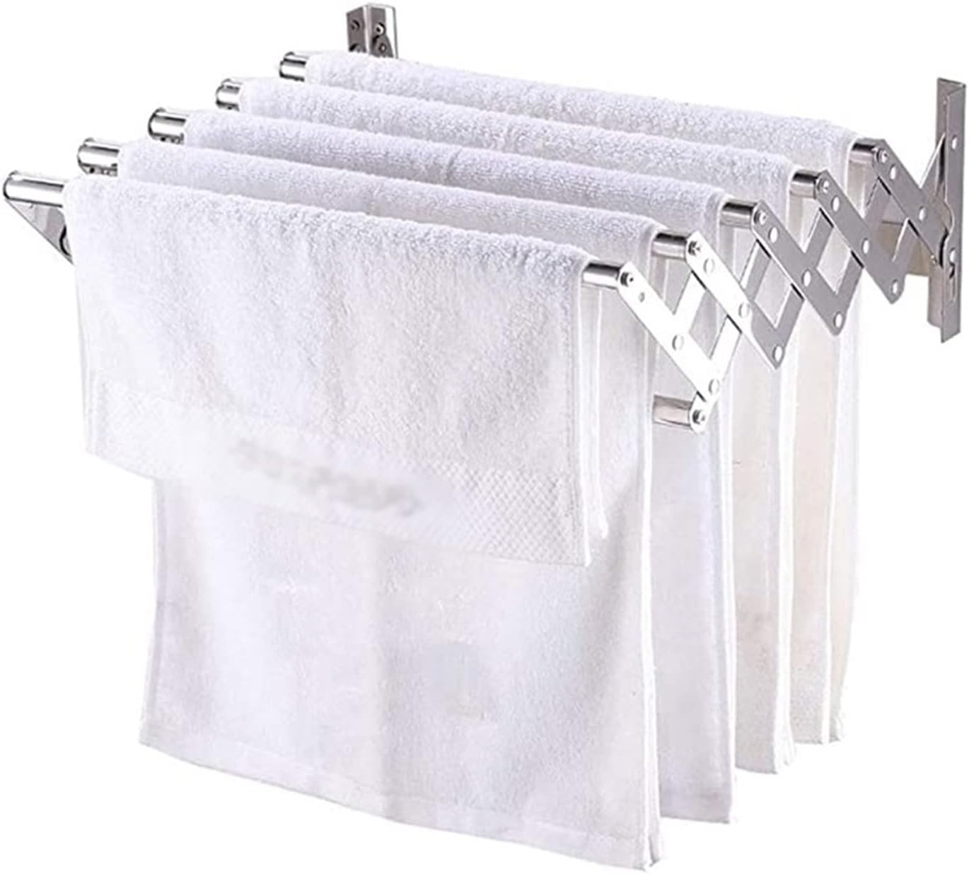 Amazon.com: MSCEE Retractable Laundry Drying Rack Folding Clothes ...