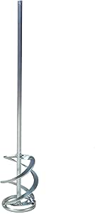 Toolty Helix Plus Mixing Paddle 100 x 500 x 8mm - HEX - Galvanized ...