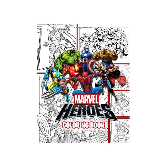 Marvel Comics Characters Coloring Pages