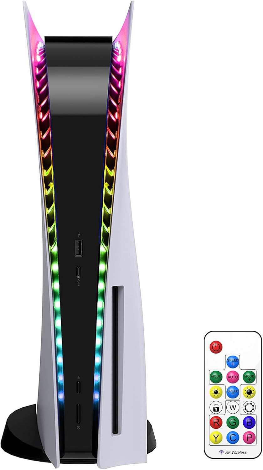 LED Light Compatible With PS5 YUANHOT RGB Light Strip Compatible With