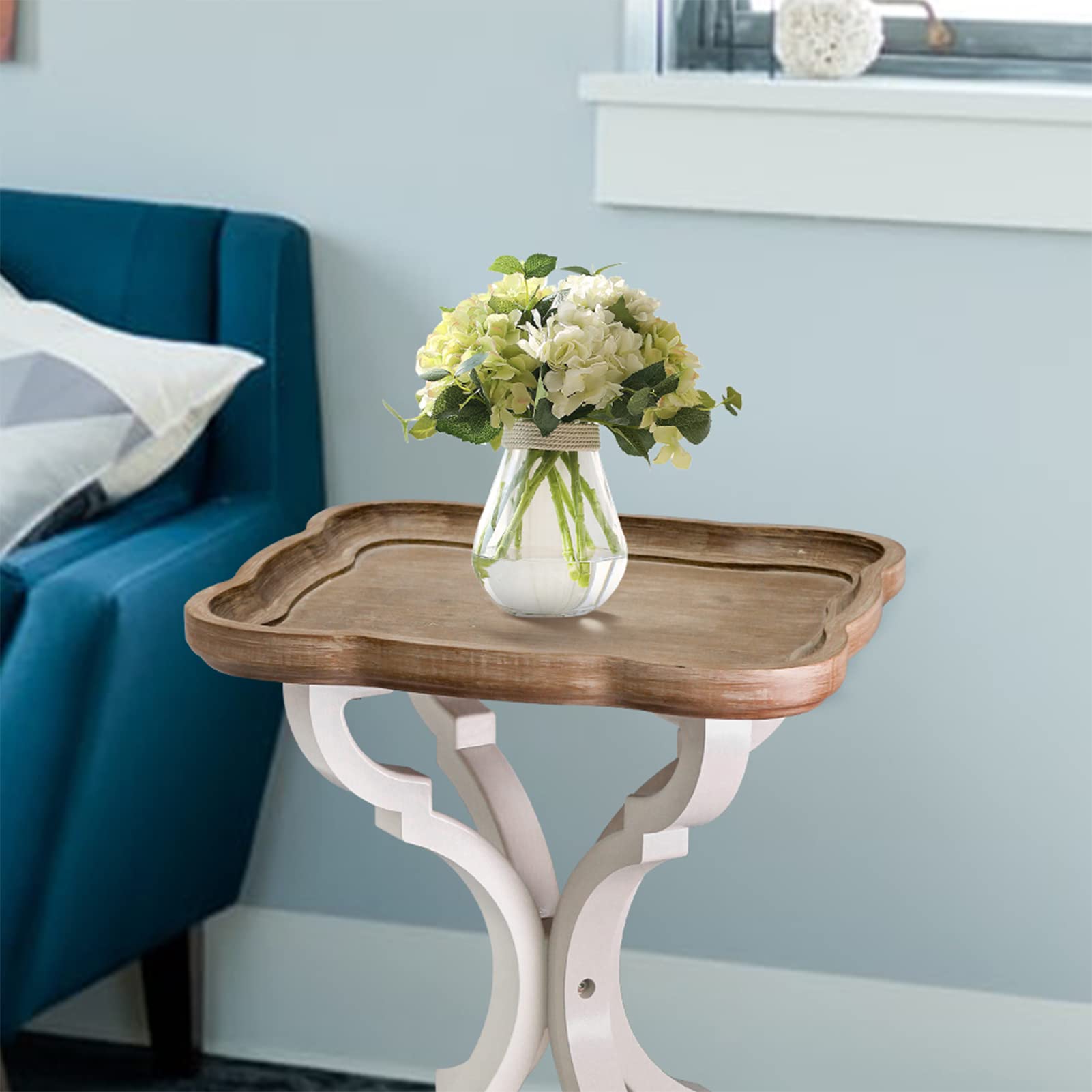 Cottage Style End Tables Coastal Cottage End Table Makeover