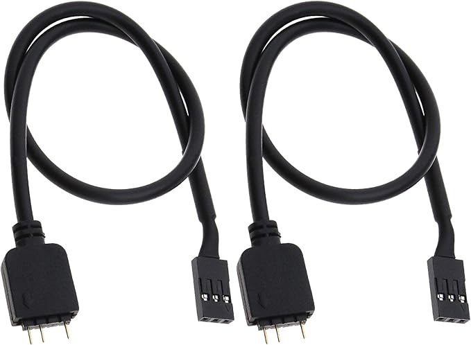 Amazon.com: 2pcs 5V 3Pin to VDG RGB Conversion Line Cable Connector ...