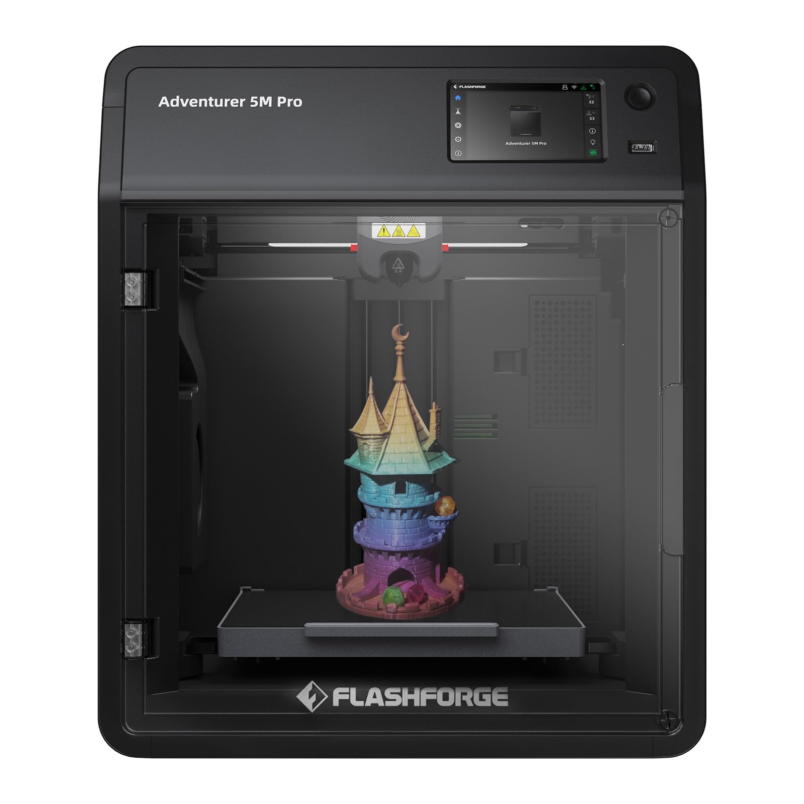 FLASHFORGE Adventurer 5M Pro 3D Pinter With 1 Click Auto Printing
