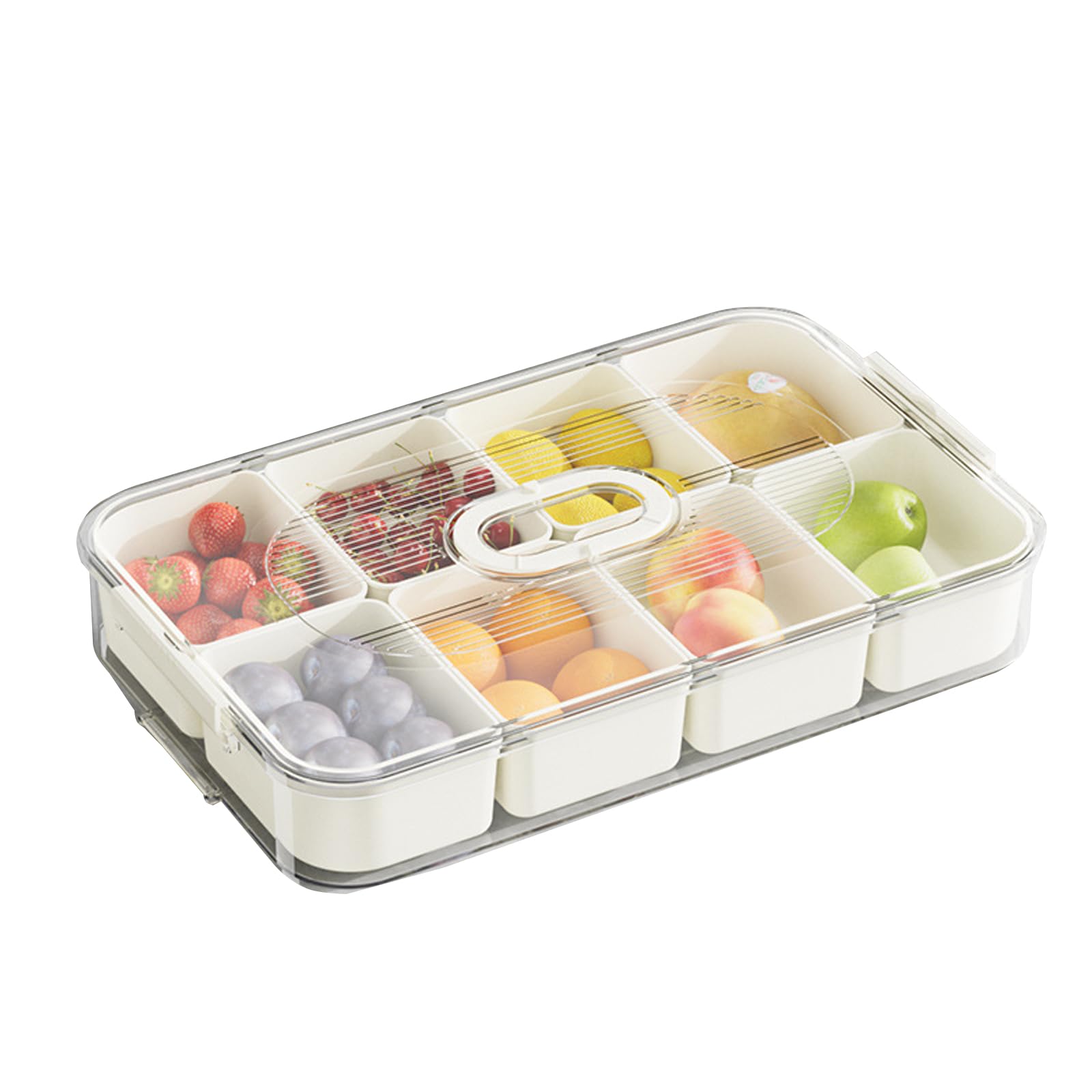 Amazon.com | Divided Serving Tray,Food Storage Containers with Lids ...
