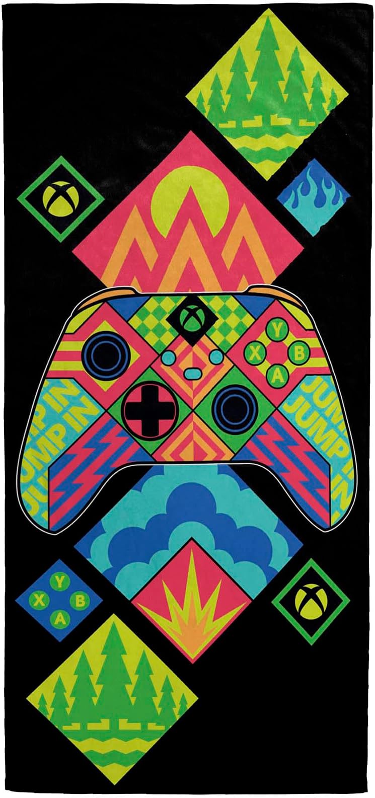 Amazon.com: Video Game - Gamer Controller - Game Over - Beach Towel 30 ...