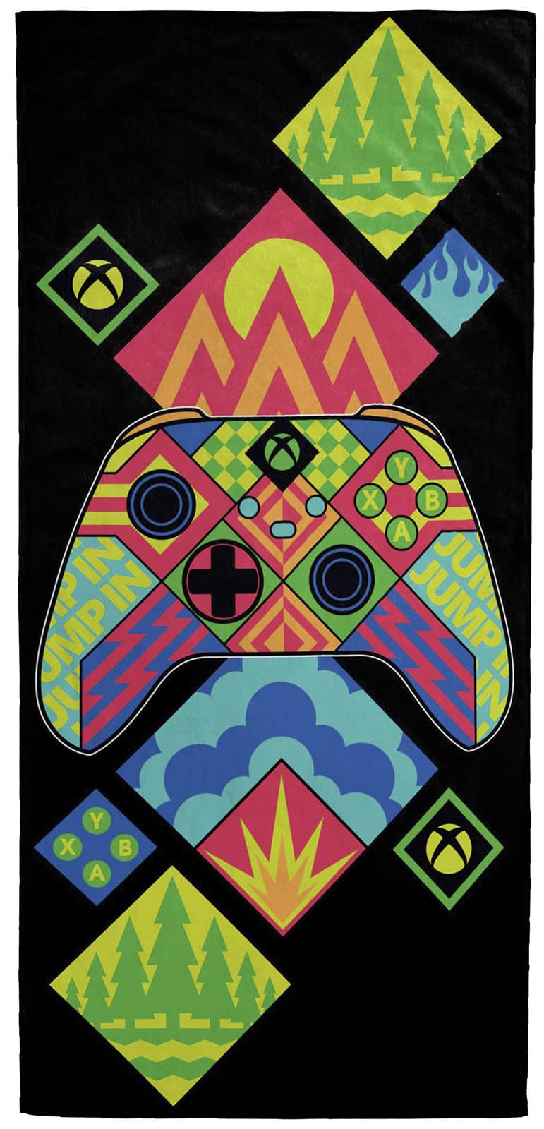 Amazon.com: Jay Franco Xbox Kids Bath Pool Beach Towel - Super Soft ...