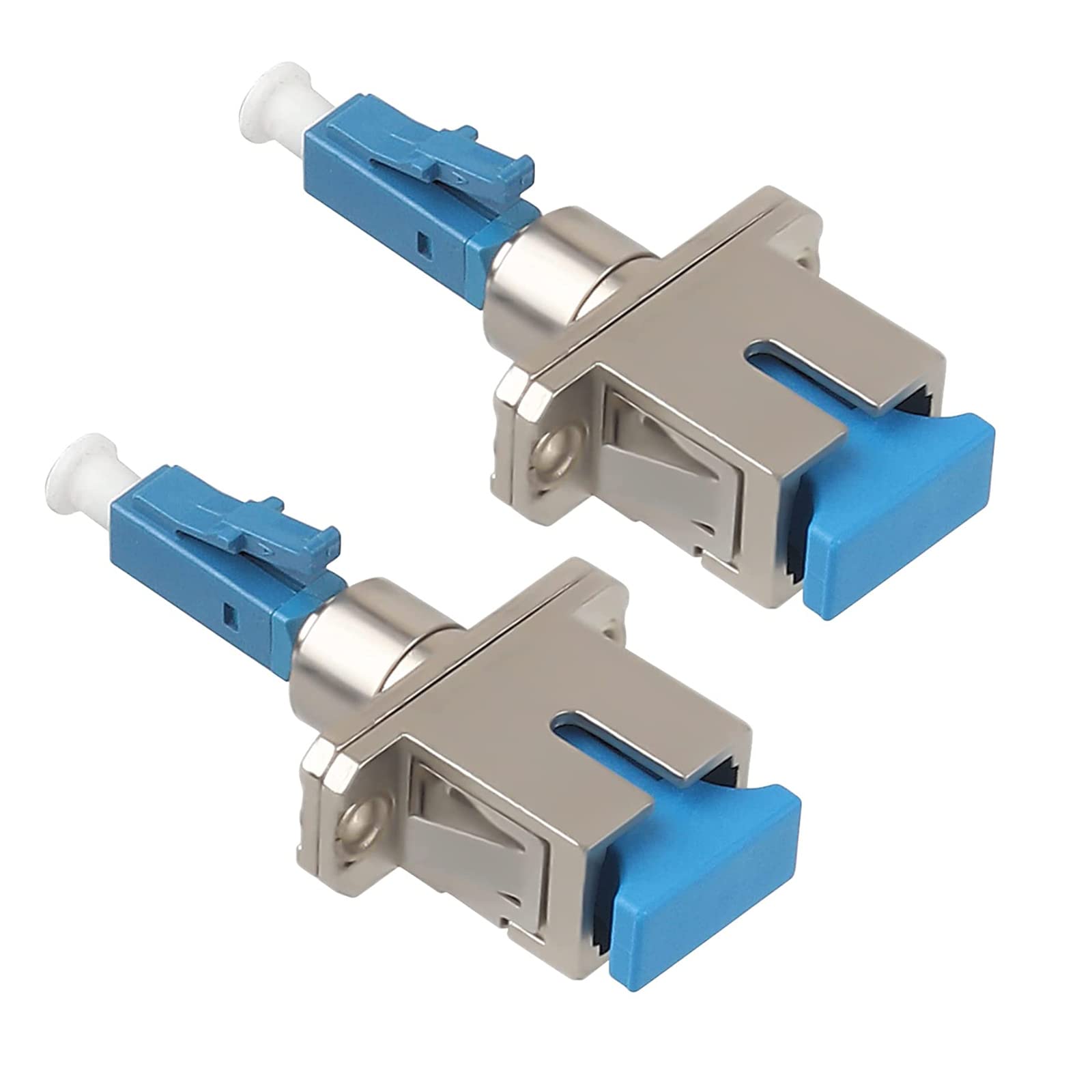 Buy 2 Pack SingleMode LC/UPC Male to SC/UPC Female Adapter 9/125um ...