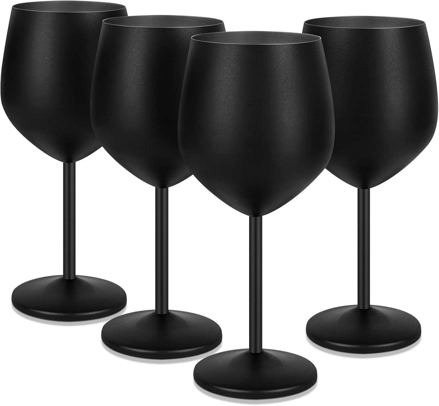 Livole Rotweingläser Set, 18Oz 550ml Weingläser aus Edelstahl ...