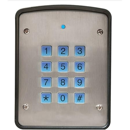 Amazon.com: Gate Keypad Wireless Keypad Linear Multicode Compatible ...