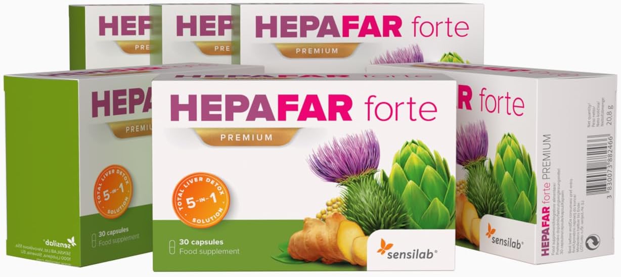 Hepafar Forte - Mariendistel, Artischocke, Löwenzahn Komplex - Detox ...