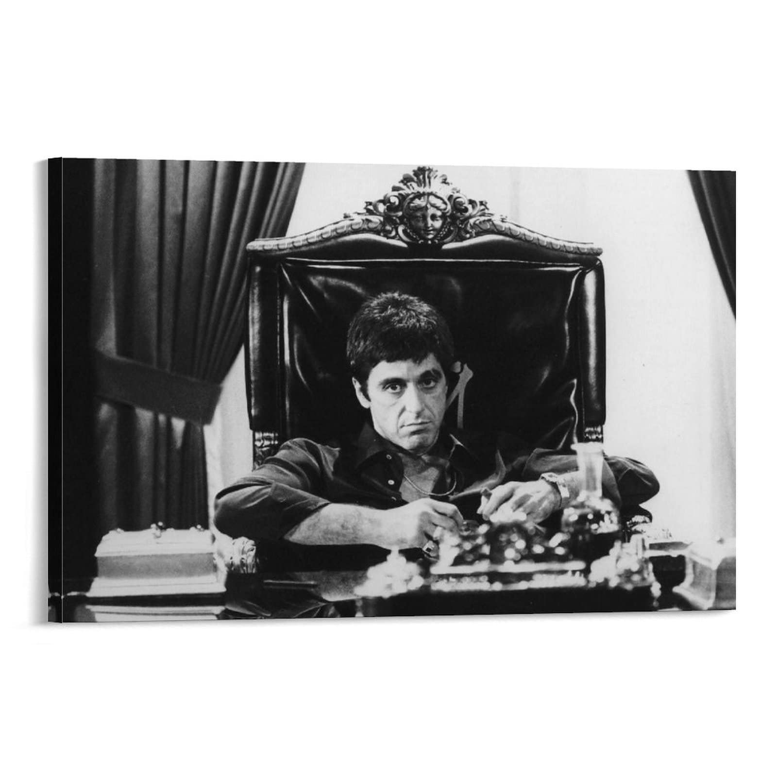 Scarface Poster Black And White