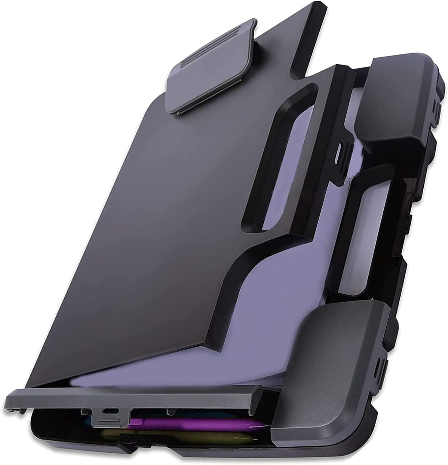Amazon.com: Dexas Clipcase Storage Clipboard with Handle, Black ...
