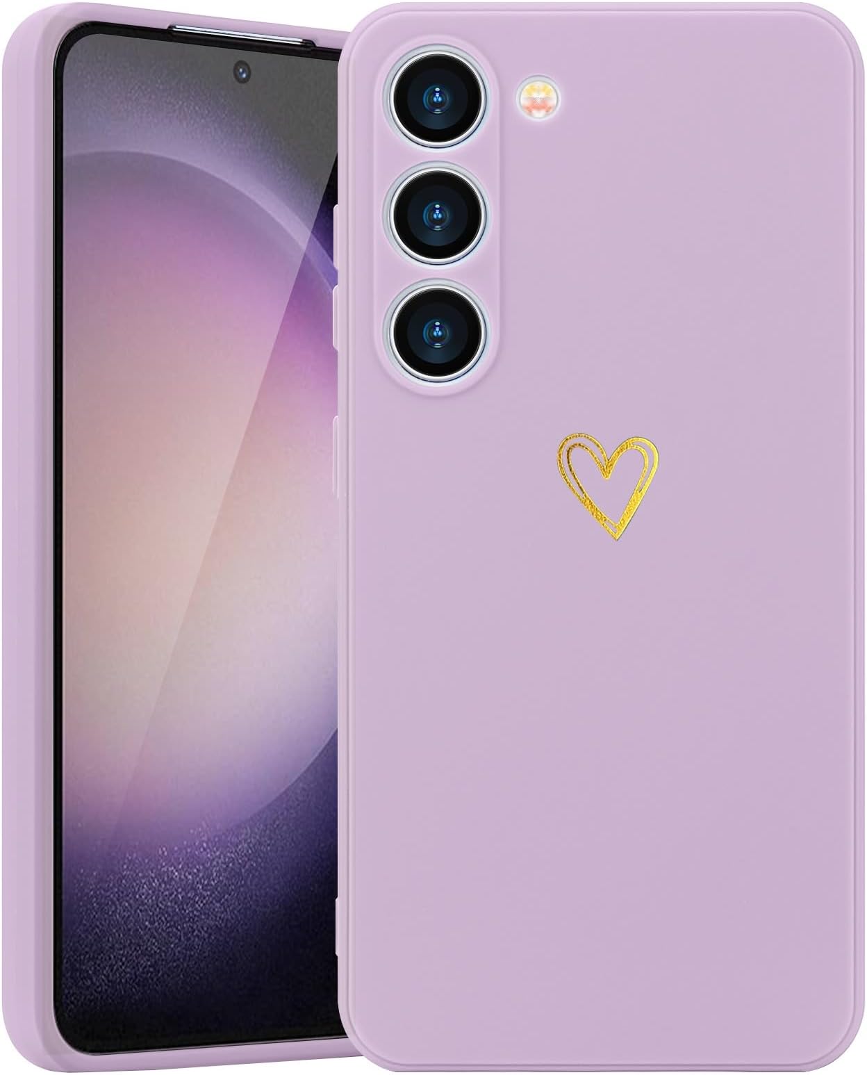 Amazon.com: BENTOBEN Samsung Galaxy S23 Case, Cute Heart Pattern Slim S23 Case, Soft Flexible ...