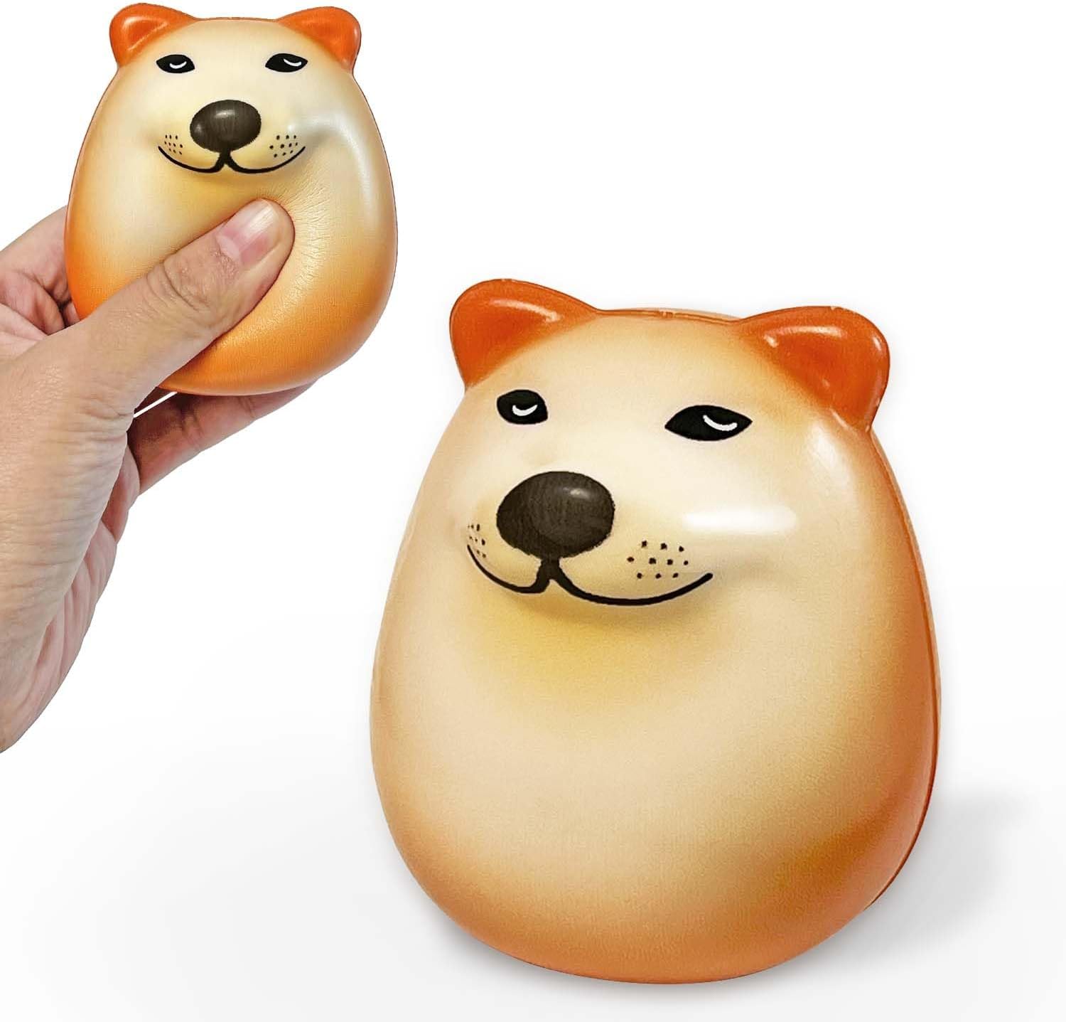 Amazon.com: Krinisou Dog Squishy Toy, Soft Foam Animal Squeeze Toys, 2. ...