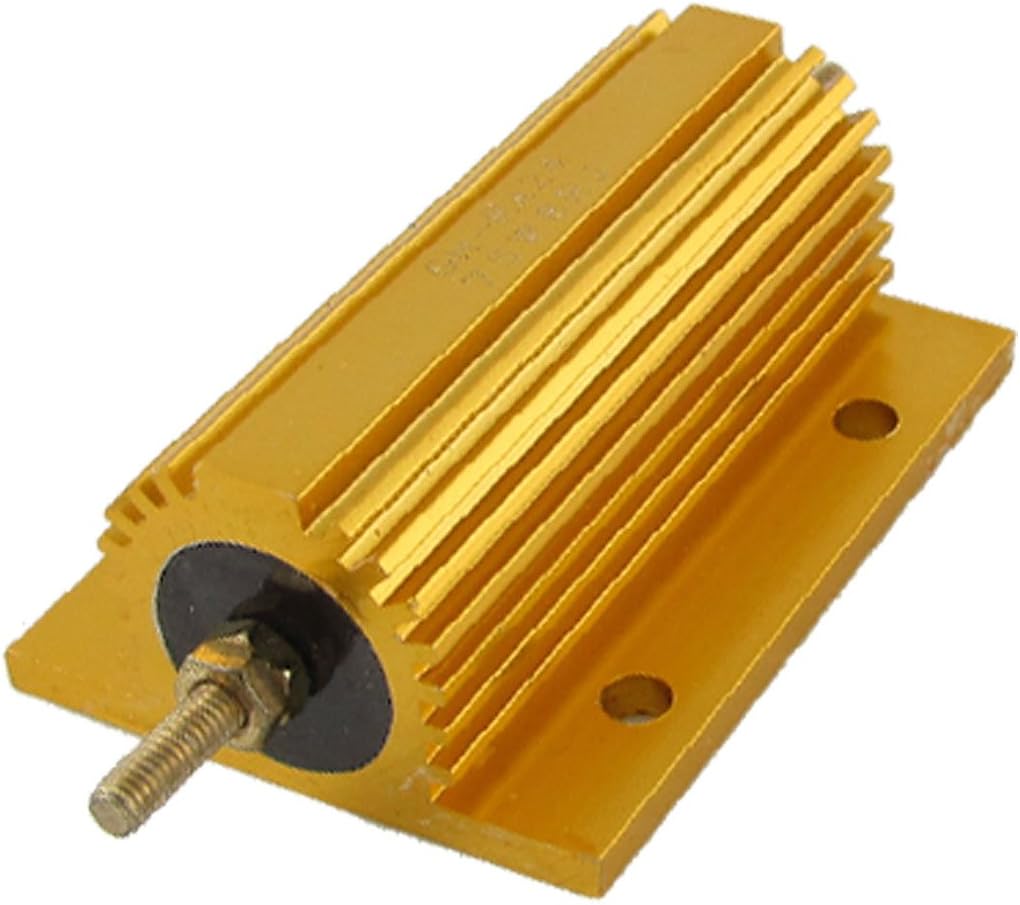 Amazon.com: Aexit Gold Tone Fixed Resistors Shell 75W 8 Ohm Resistance ...