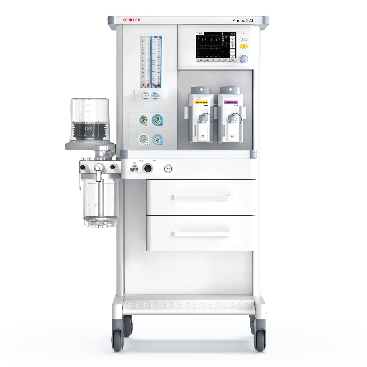 SCHILLER A-MAC S23 | 2 Gas system | Anaesthesia Workstation | Low Flow ...