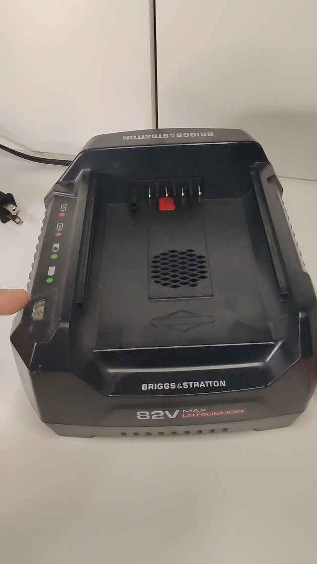 Watch 82v Briggs & Stratton battery charger review on Amazon Live