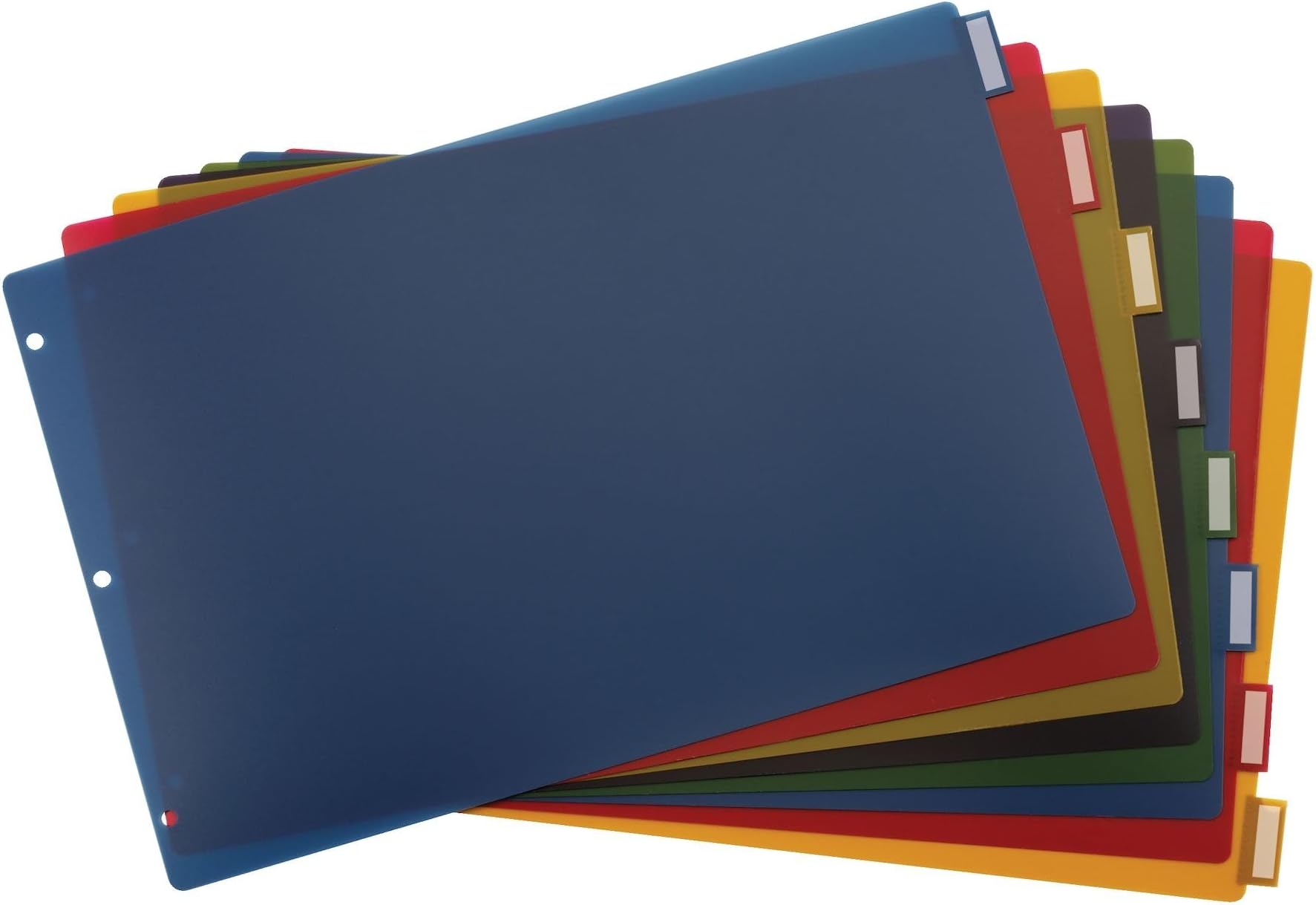 Amazon.com : Cardinal 8 Tab Binder Dividers for 11 x 17 Inch Binders ...