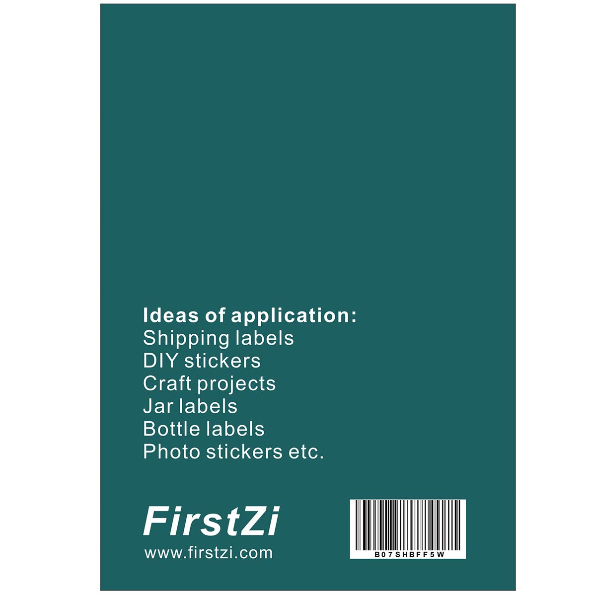 FirstZi 200 Count Half Sheet Self Adhesive Glossy Shipping Labels For firstzi-200-count-half-sheet-self-adhesive-glossy-shipping-labels-for