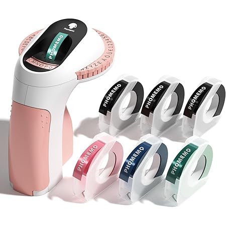 Phomemo Embossing Label Maker Machine E975,3D Handheld Embossed Label ...