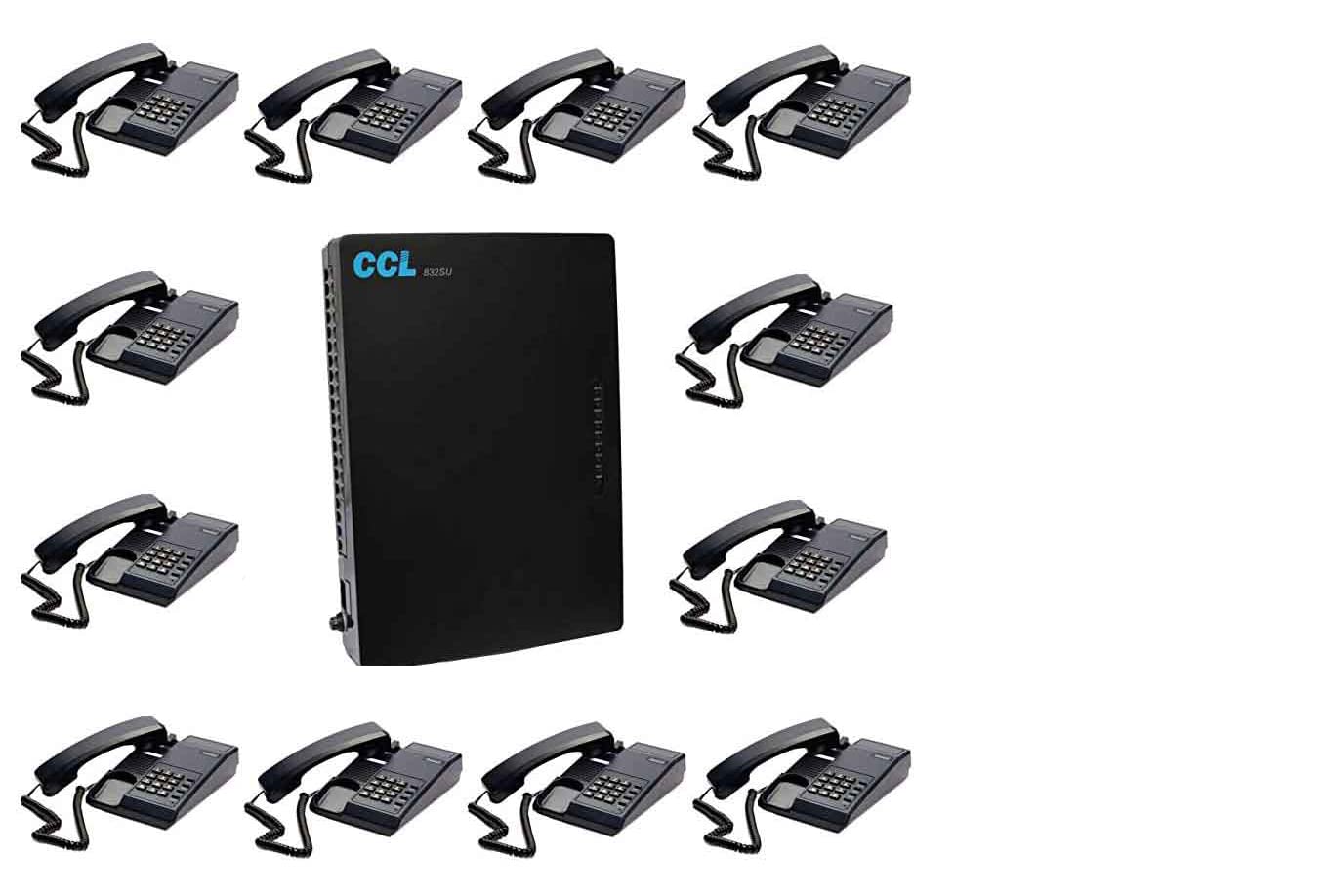 NAVKAR SYSTEMS CCL 312 EPABX Intercom with 12 pcs BEETEL C11 Phone ...