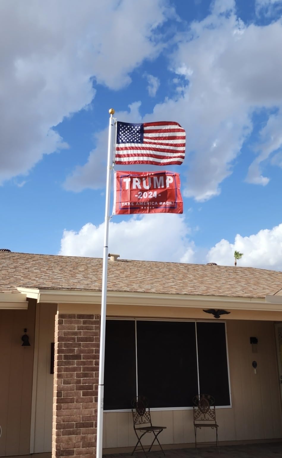 Amazon.com : RIKOME Double Sided Trump 2024 Flag 2x3 Outdoor Red Take ...