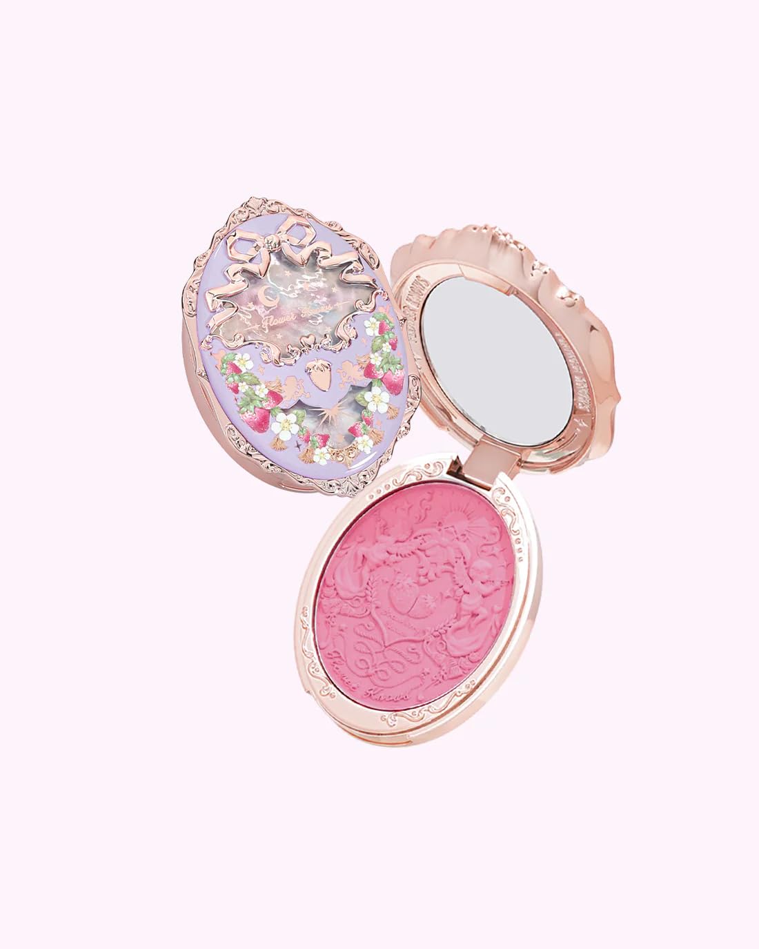 Amazon.com : Flower Knows Violet Strawberry Rococo Embossed Blush,Pink ...